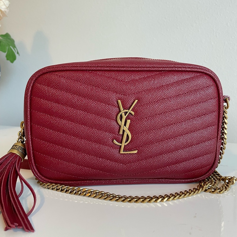 Ysl Lou Mini Camera Bag - Gem